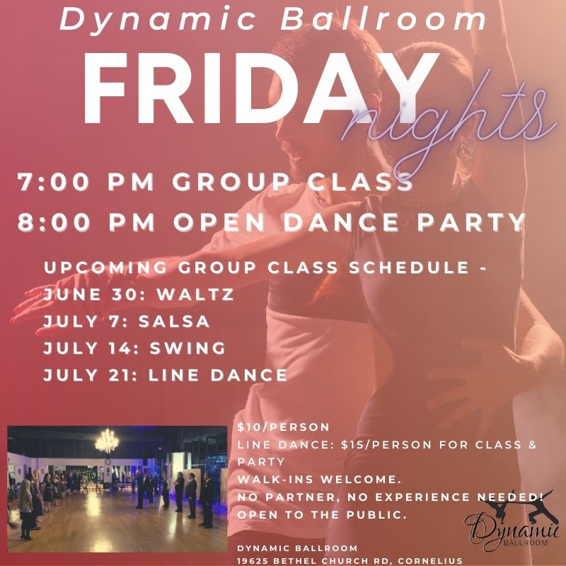 Dynamic Ballroom – Dance Studio: Lake Norman, NC: Lessons, Classes, Social events