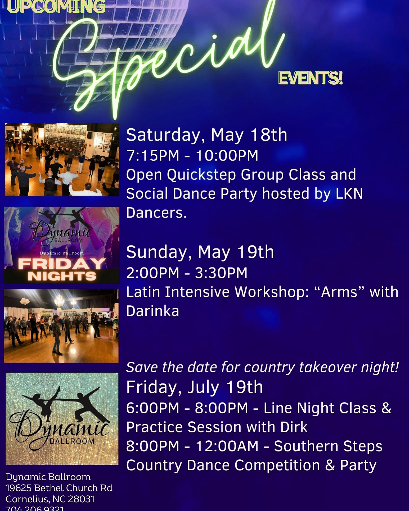 Calendar – Dynamic Ballroom